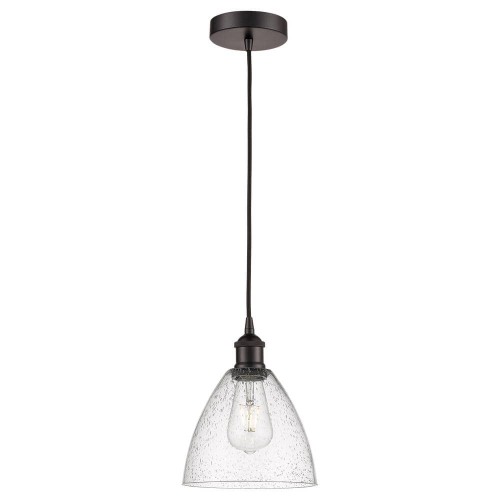 Innovations Edison Dome 60-Watt 1-Light Oil Rubbed Bronze Standard Mini ...