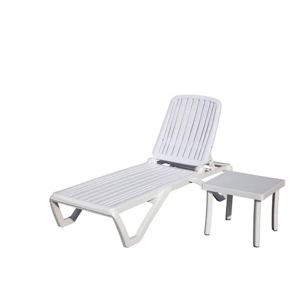 White plastic outdoor chaise lounge chairs store