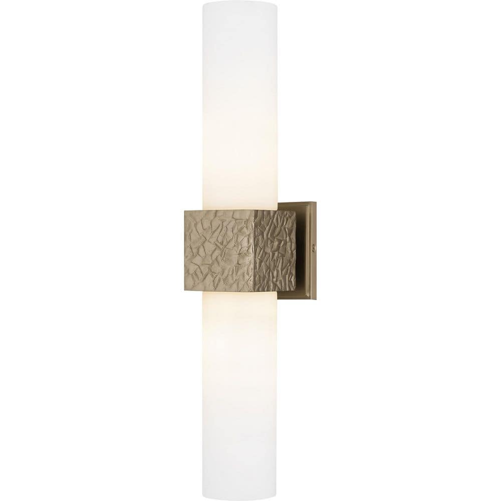 Quoizel Arline 2-Light Bronze Gold Wall Sconce QW6800BGD - The Home Depot