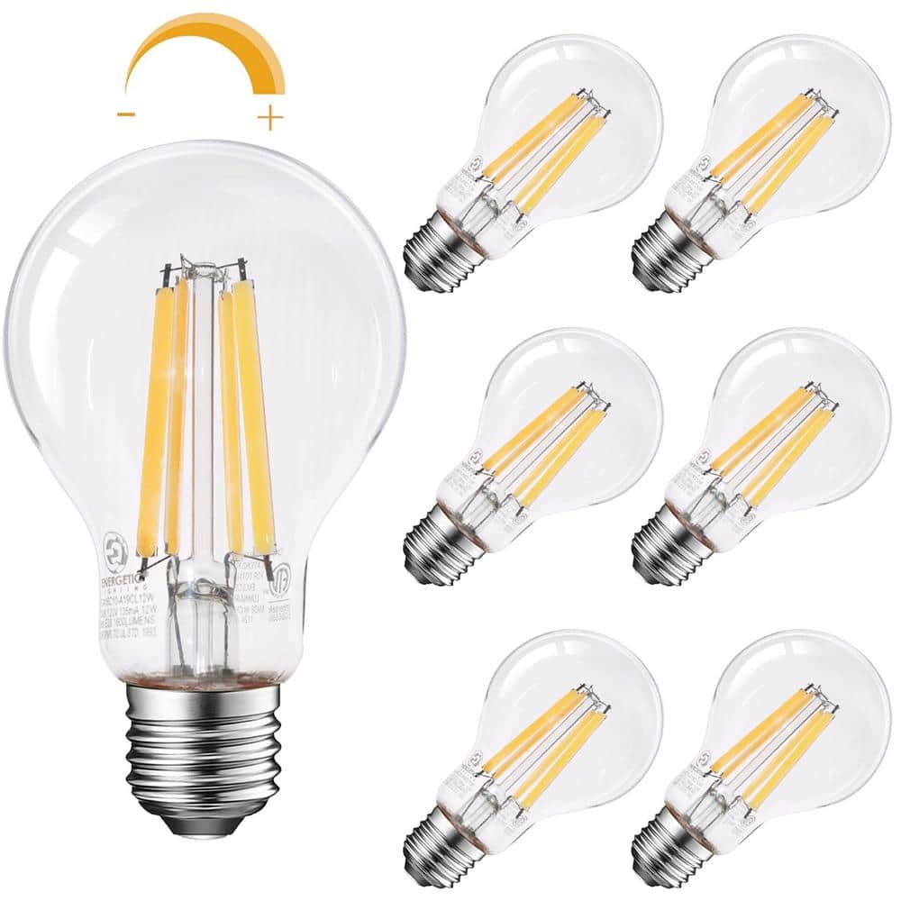 E ENERGETIC LIGHTING 100-Watt Equivalent A19, Soft White (2700K ...