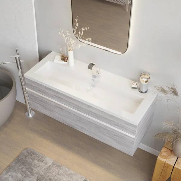 Cutler Kitchen and Bath Trough 42 in. W x 16 in. D x 15 in. H Single ...