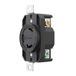 ELEGRP 30 Amp 250-Volt, NEMA 6-30R Flush Mount Power Outlet, Single ...