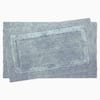French Connection Stonewash Blue Cotton Rectangle 2-Piece Bath Mat Set ...