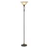 Hampton Bay Rhodes 71-1/2 in. Bronze Torchiere Floor Lamp HD10256TOBRZC ...