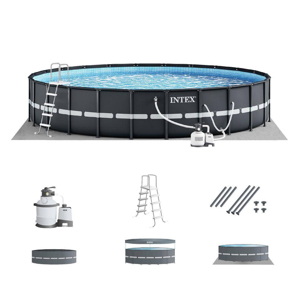 Reviews for Intex 24 ft. x 52 in. Ultra XTR Frame Round Swimming Pool ...