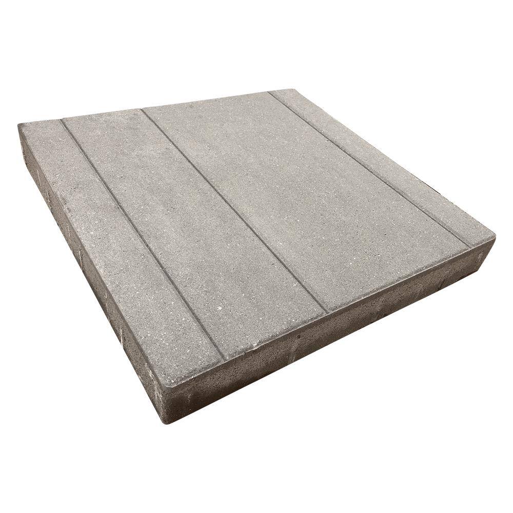Pavestone Avant 16 in. W x 16 in. L x 2 in. H Slate Blend Concrete ...