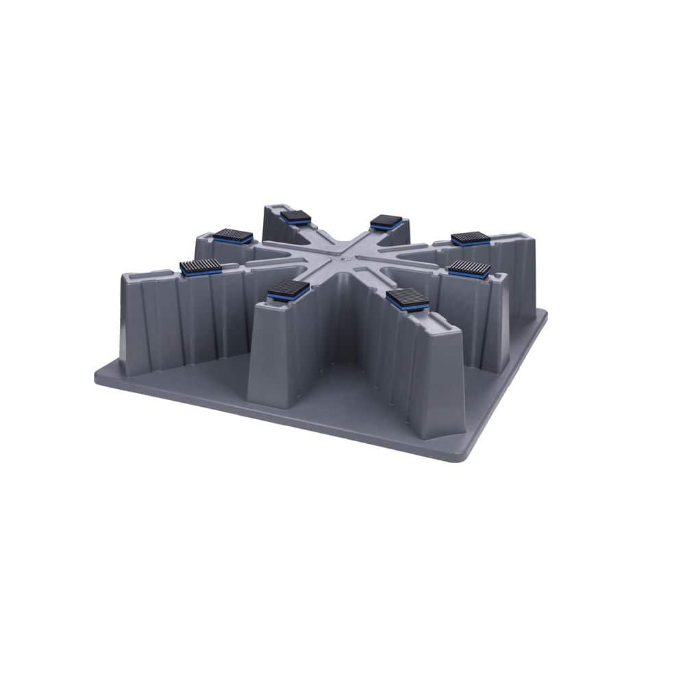 Diversitech 36 in. W x 36 in. D x 8 in. H Heat Pump AC Riser Pad for ...