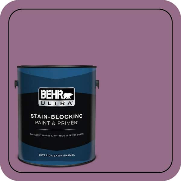 BEHR ULTRA 1 gal. #M110-6 Sophisticated Lilac Satin Enamel Exterior ...