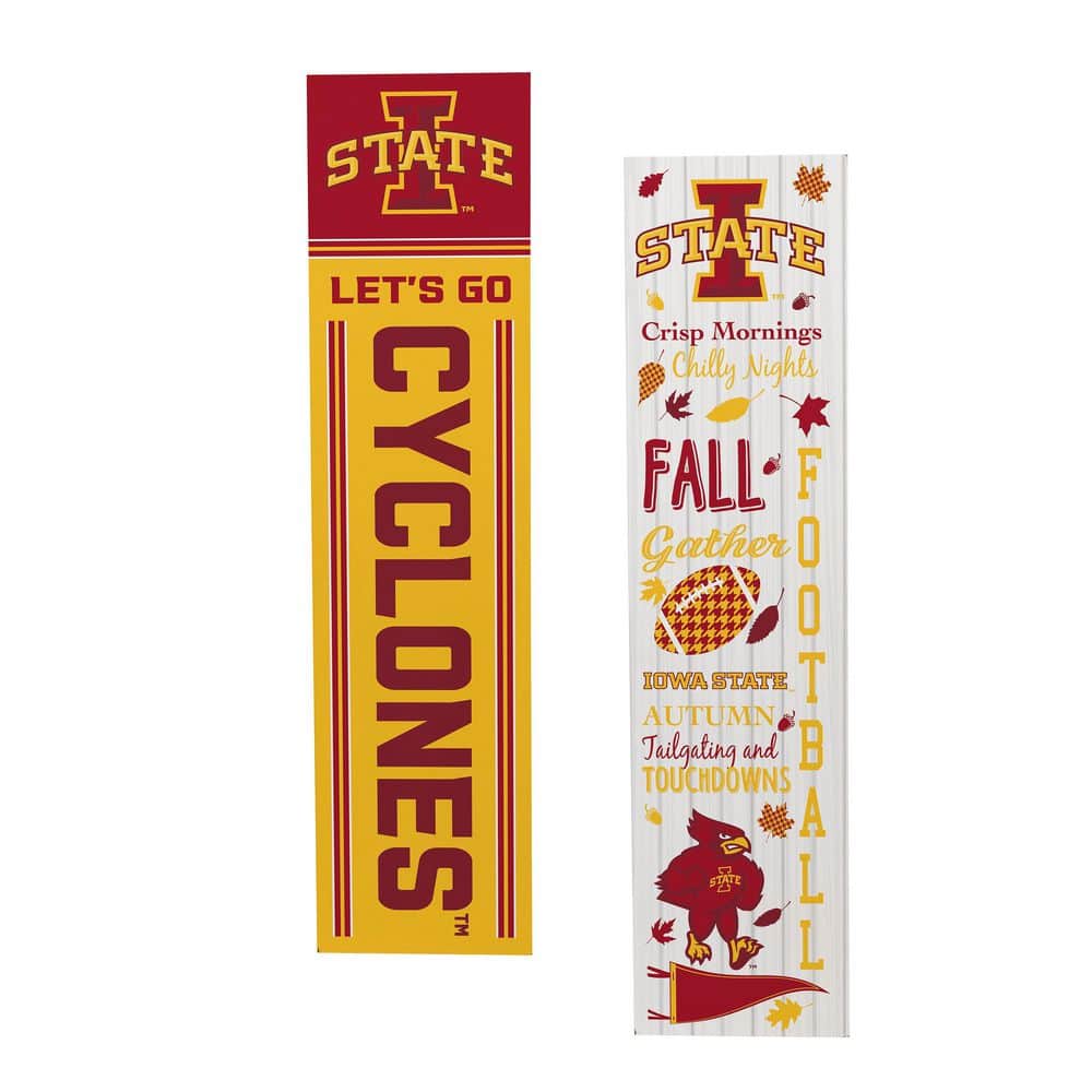 Evergreen 47 in. Double Sided Leaner Fall Seasonal Porch Sign, Iowa ...
