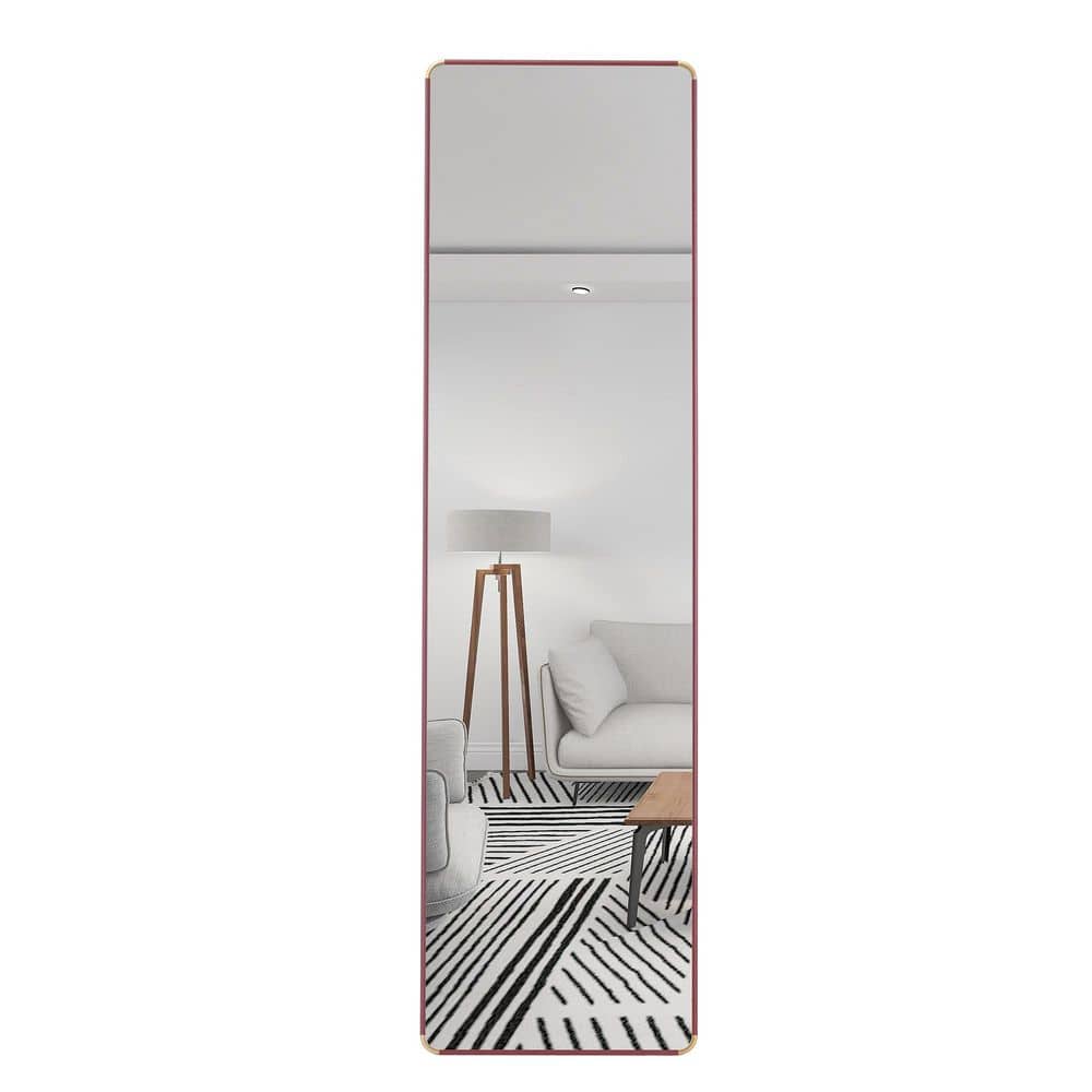 Semi-Clear 16.50 in. W x 60.00 in. H Rectangle Glass Full Length Mirror ...