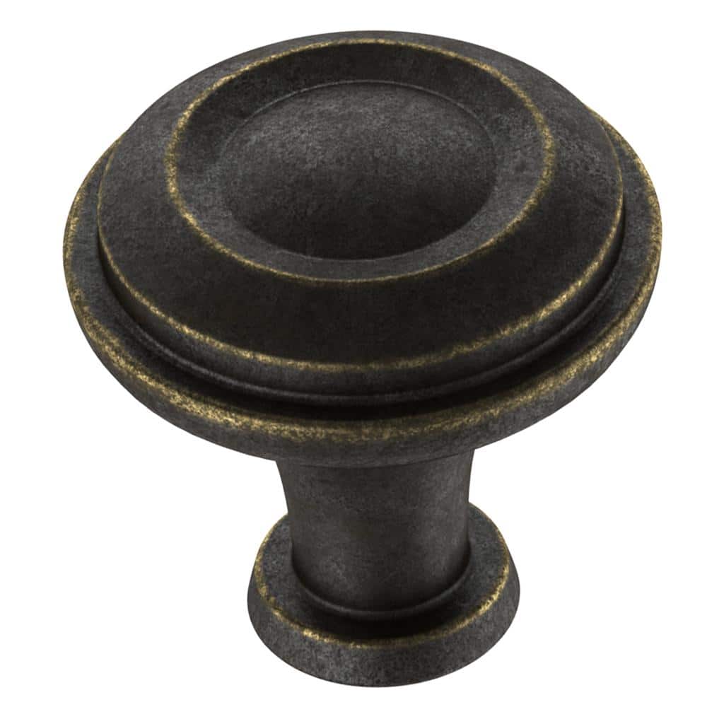 Liberty Rustic Farmhouse 1-1/4 in. (32 mm) Warm Chestnut Cabinet Knob ...