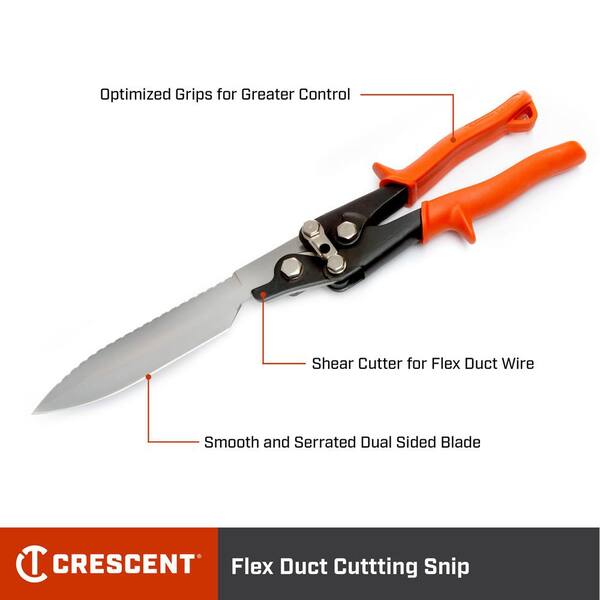 Crescent 17.5 Inch Ductwork Cutter With Sheath Crescent Flex Duct ...