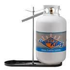 Flame King RV Propane Gas Double Bottle Rack for 20 lbs. Cylinder Kit ...