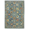 AVERLEY HOME Fleetwood Blue/Multi-Colored 5 ft. x 8 ft. Oriental Floral ...