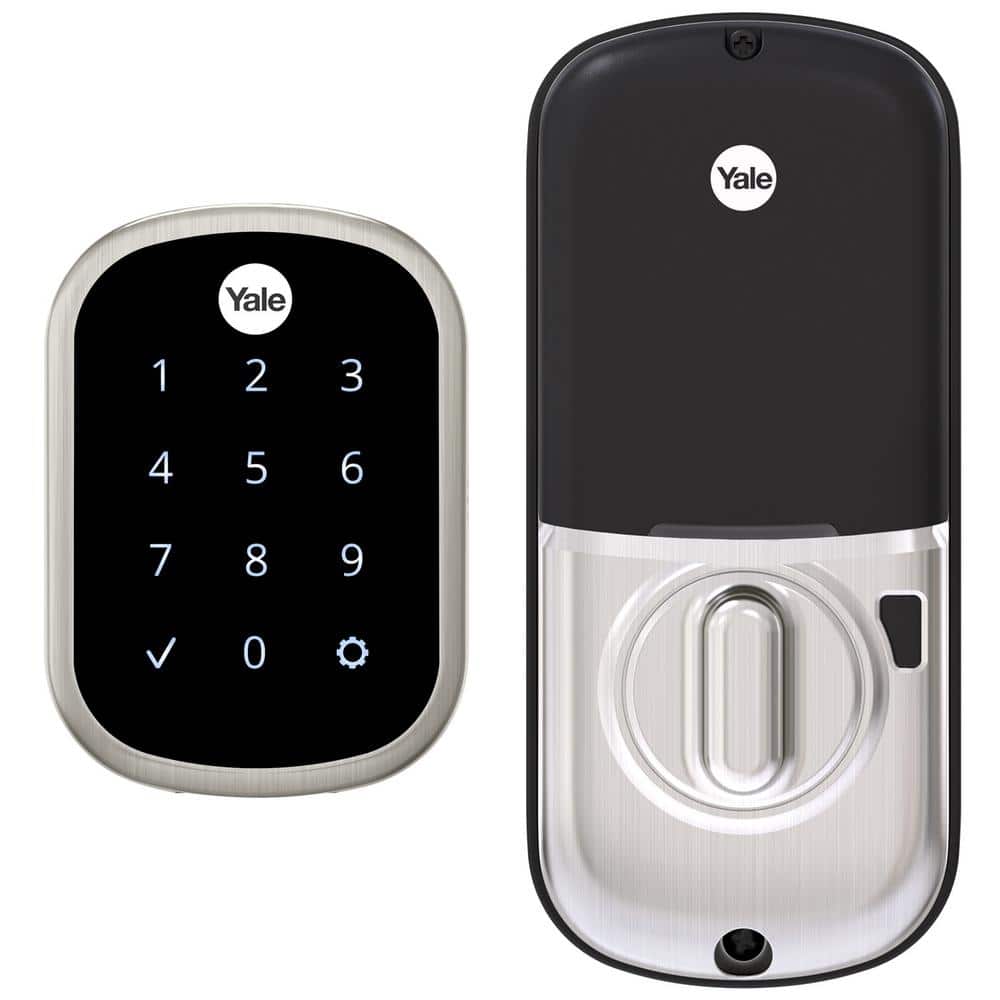 Yale Assure Lock SL Satin Nickel Thumbturn Deadbolt with Slim ...