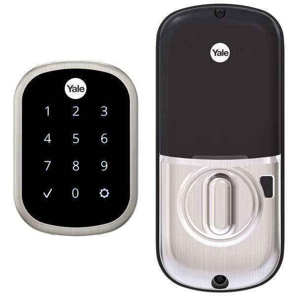 Yale Assure Lock SL Satin Nickel Thumbturn Deadbolt with Slim ...