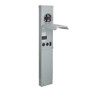 Midwest Electric Products 100A Metered RV Earth Burial Pedestal 5 ...
