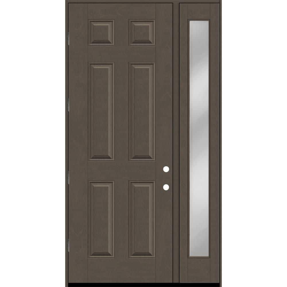 Steves & Sons Regency 51 in. x 96 in. 6-Panel RHOS Ashwood Stain ...