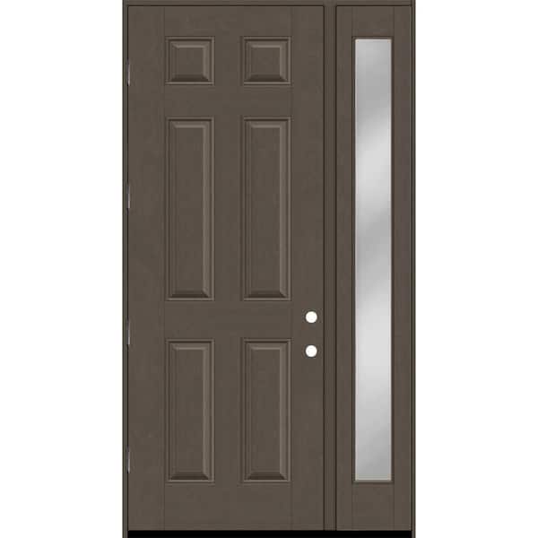 Steves & Sons Regency 51 in. x 96 in. 6 Panel RHOS Ashwood Stain ...