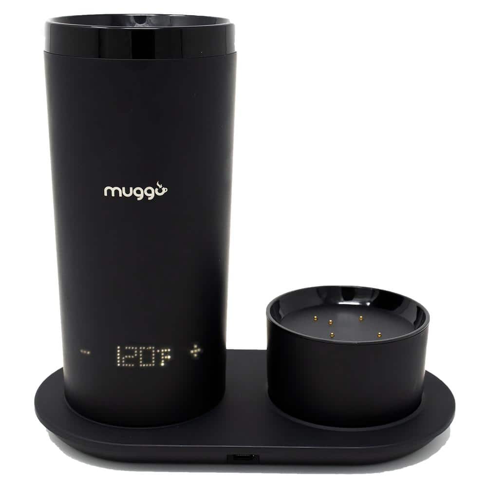 Muggo 12 oz. Black Stainless Steel Temperature Control Mug-mug-001 ...