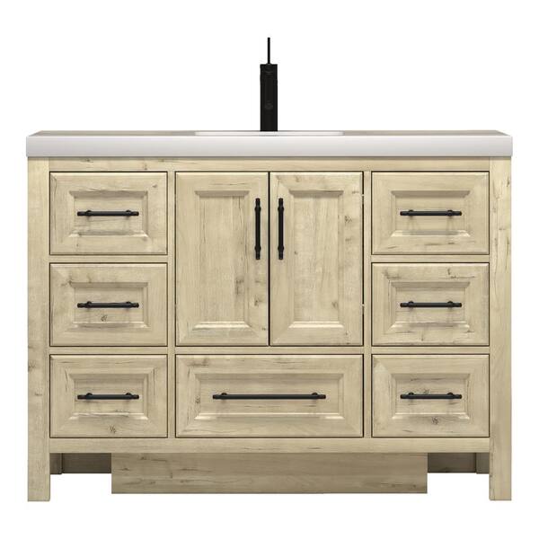 BV Better Vanity VIV 47 in. W x 20 in. D x 35 in. H Single Sink ...