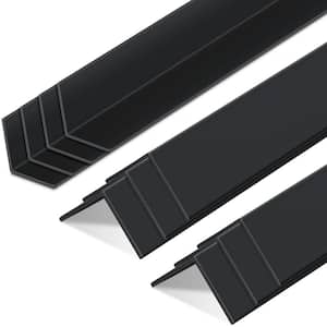 NVNOO 1-1/8 in. x 4 ft. Plastic White Wall Corner Protector Guards for ...