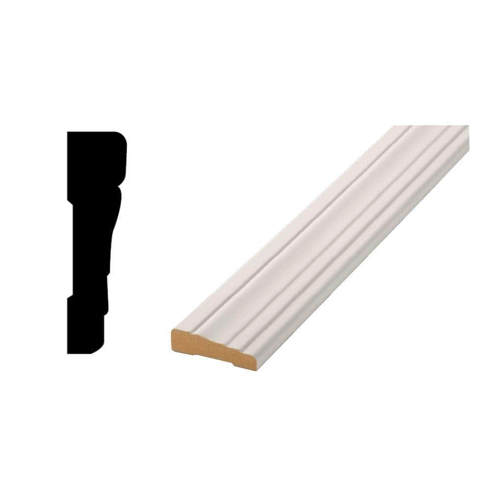 Woodgrain Millwork LWM 366 - 19/32 in. x 2-1/4 in. Primed MDF Door ...