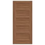 JELD-WEN 36 in. x 80 in. Conmore Hazelnut Stain Smooth Hollow Core ...