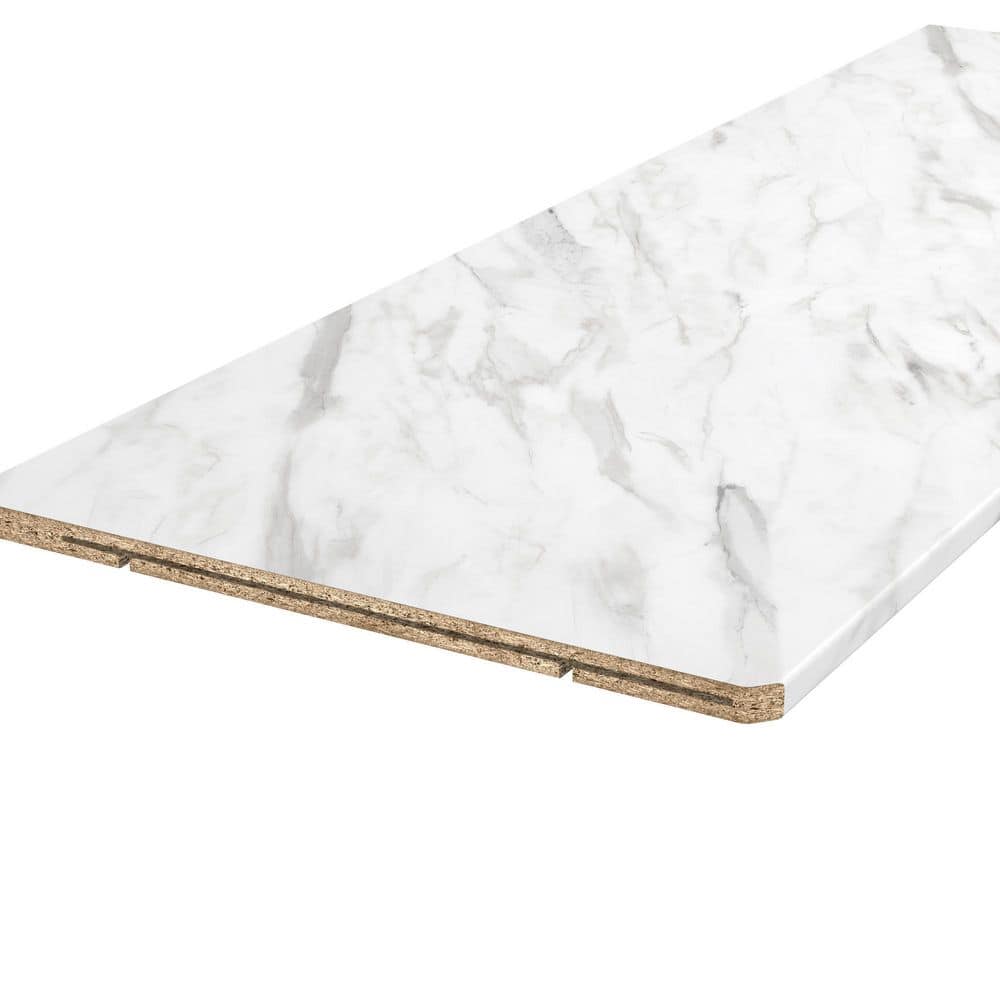 Latitude 59 6ft. L x 25 in. D Left Miter Laminate Countertop in Matte ...