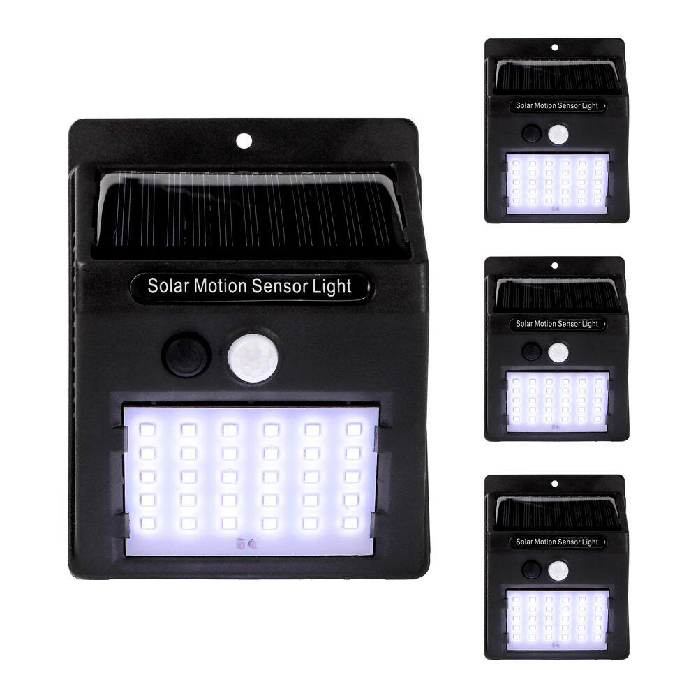 TECHKO 150 Lumens Motion Sensing LED Outdoor Security Wall or Fence ...