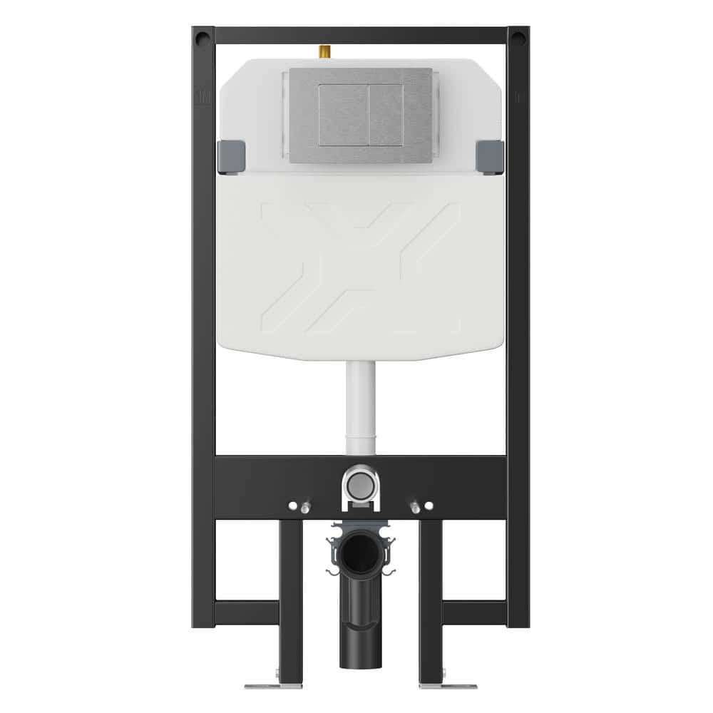 Eridanus Vermont In-Wall 0.8/1.6 GPF Dual Flush Toilet Carrier System ...