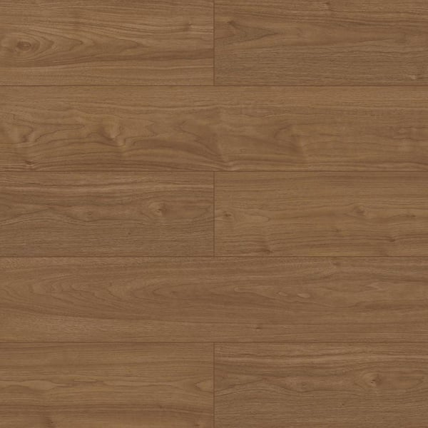 DOTFLOOR Red Oak 12-MIL x 7.17 in. W x 48 in. L Click Lock Waterproof ...