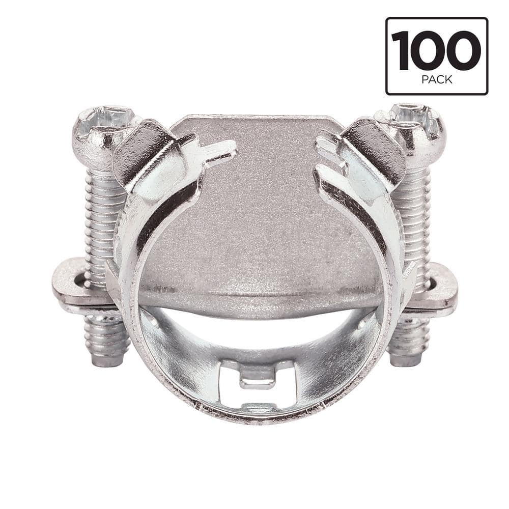 Commercial Electric 3/8 in. Speed-Snap Non-Metallic Snap-In Clamp ...