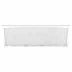Metalux 2 ft. x 4 ft. White Integrated LED Dimmable Flat Panel Light ...