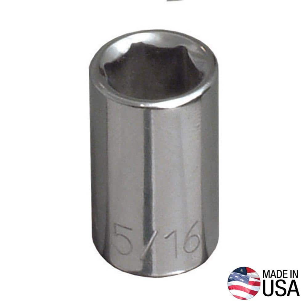Klein Tools 1/4 in. Drive 7/32 in. Standard 6-Point Socket 65601 - The ...