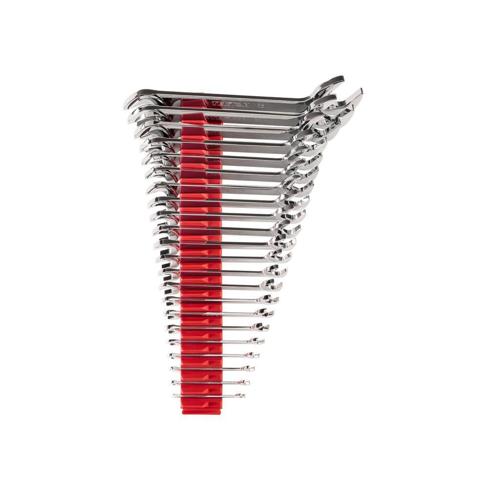 TEKTON 6 mm to 32 mm Angle Head Open End Wrench Set with Modular ...