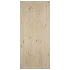 EVERMARK Expressions 37 in. x 84 in. Solid Natural 1 Panel Unfinished ...
