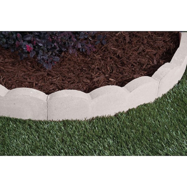 24 Inch Scalloped Concrete Edging 24 Scalloped Landscaping Bricks