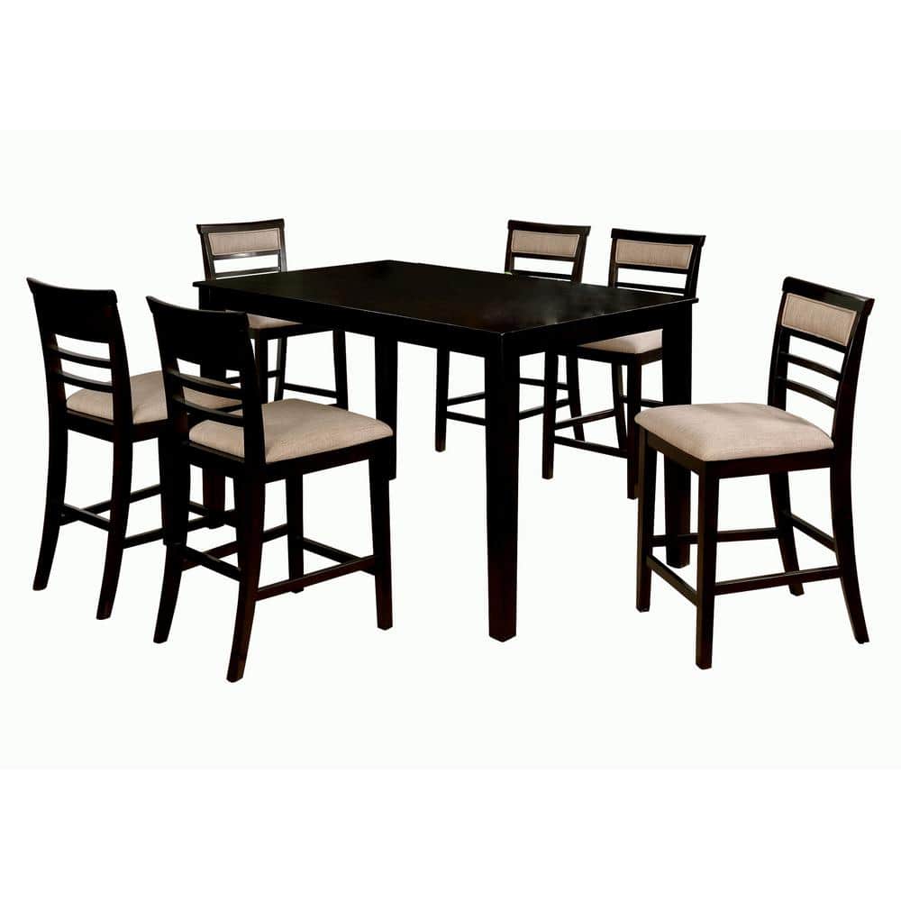 William's Home Furnishing Fafnir Espresso Transitional Style Dining ...