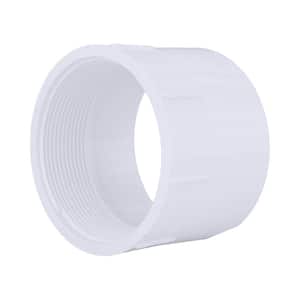 Charlotte Pipe 4 in. x 4 in. PVC DWV Cast Iron Hub x Spigot Adapter PVC ...