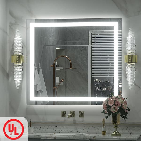 Reviews for Apmir 30in.W x36in.H Rectangular Frameless UL Certified ...