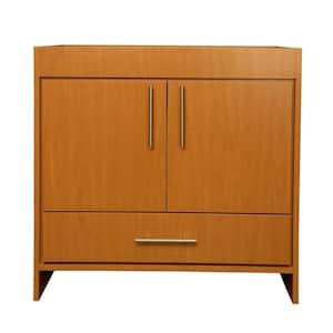 VOLPA USA AMERICAN CRAFTED VANITIES Pacific 24 in. x 18 in. D Bath Vanity in Honey Maple with ...