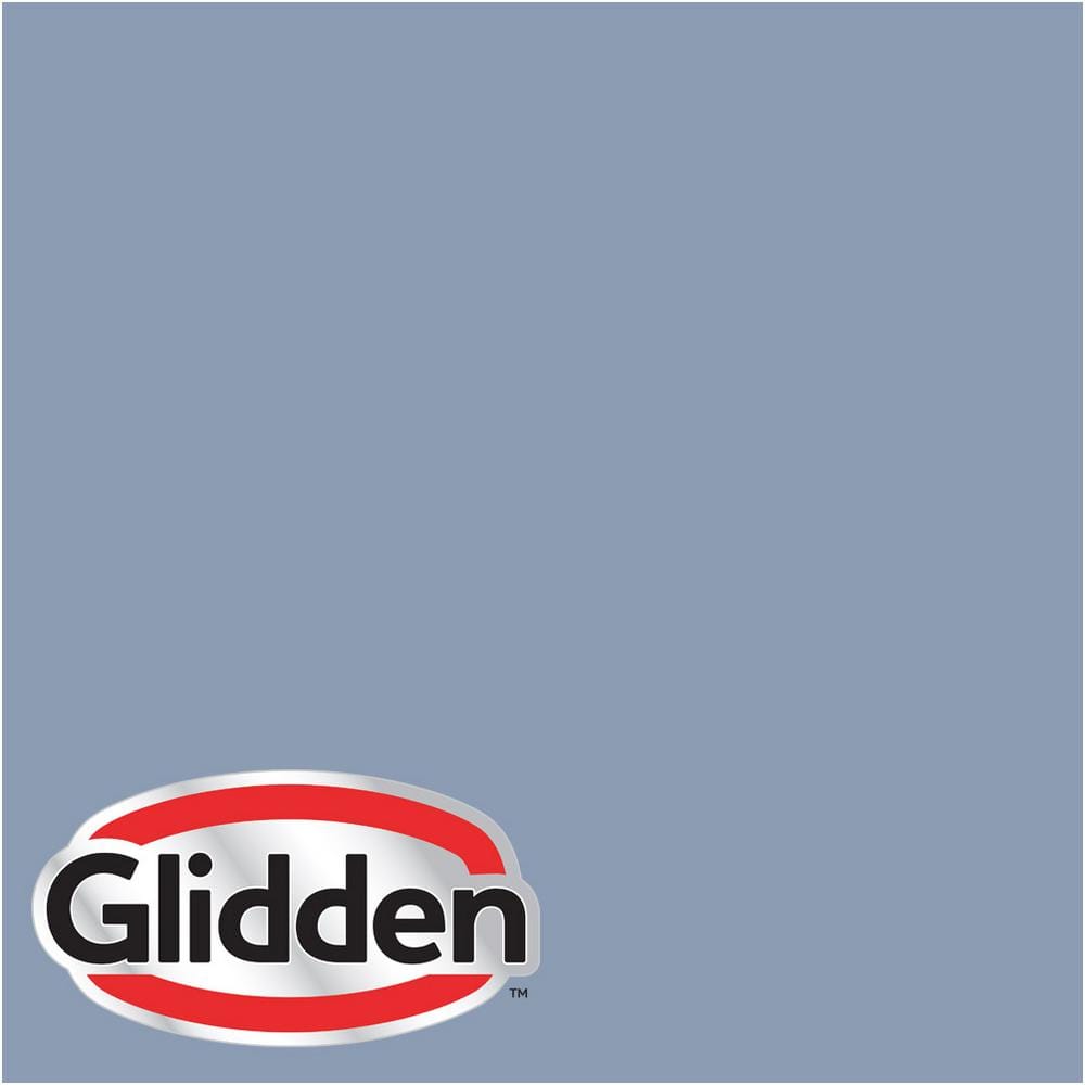Glidden Premium 1-gal. #HDGV25 Florentine Blue Flat Latex Exterior ...