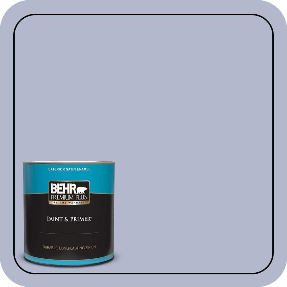 BEHR PREMIUM PLUS 1 qt. #600F-4 Heritage Satin Enamel Exterior Paint ...