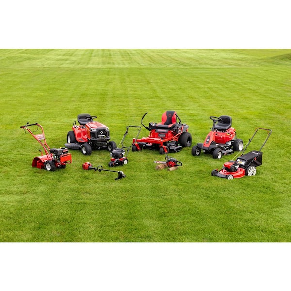 Troy-Bilt 16 in. 25cc 2-Cycle Curved Shaft Gas String Trimmer TB25CB ...