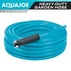 AQUA JOE 5/8 in. Dia. x 50 ft. Superlight Fiberjacket Max Garden Hose ...