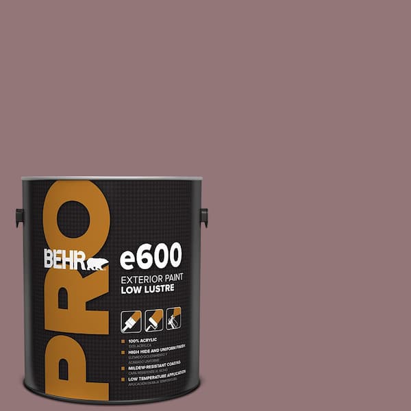 BEHR PRO 1 gal. #110F-5 Phantom Hue Low Luster Exterior Paint PR62301 ...