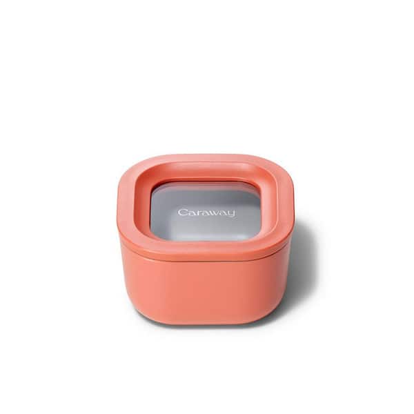 CARAWAY HOME Mini Square Container with Lid Perracotta KW-MNSQ-105 ...