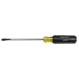 Klein Tools 5/16 in. Keystone-Tip Flat Head Screwdriver with 8 in. Square Shank BD308 - The Home ...