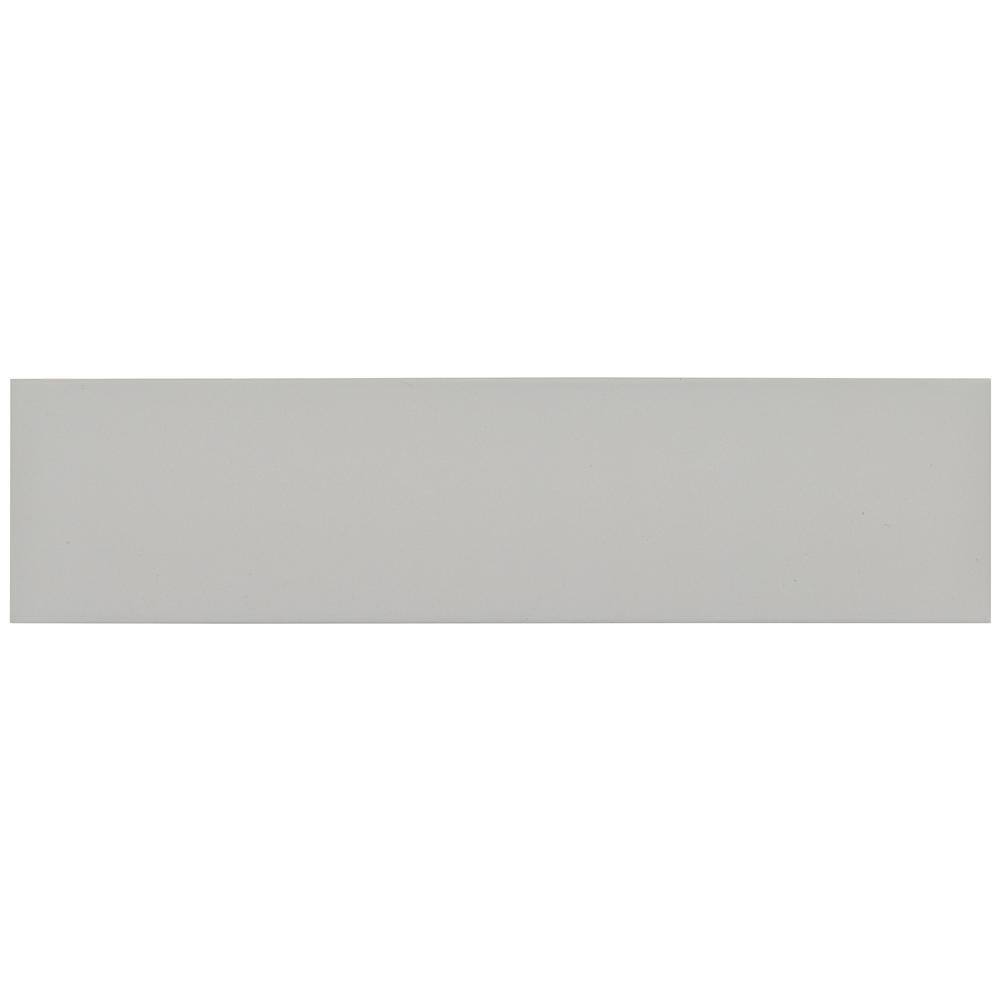 Buy Domino Gray Beveled 3 in. x 6 in. Glossy Ceramic Wall Tile (10.65 ...